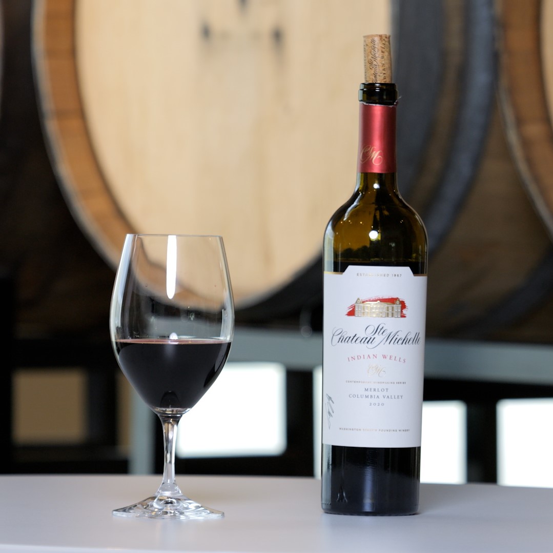 Unkloaking Wine - Chateau Ste. Michelle Indian Wells Merlot - Badger Liquor